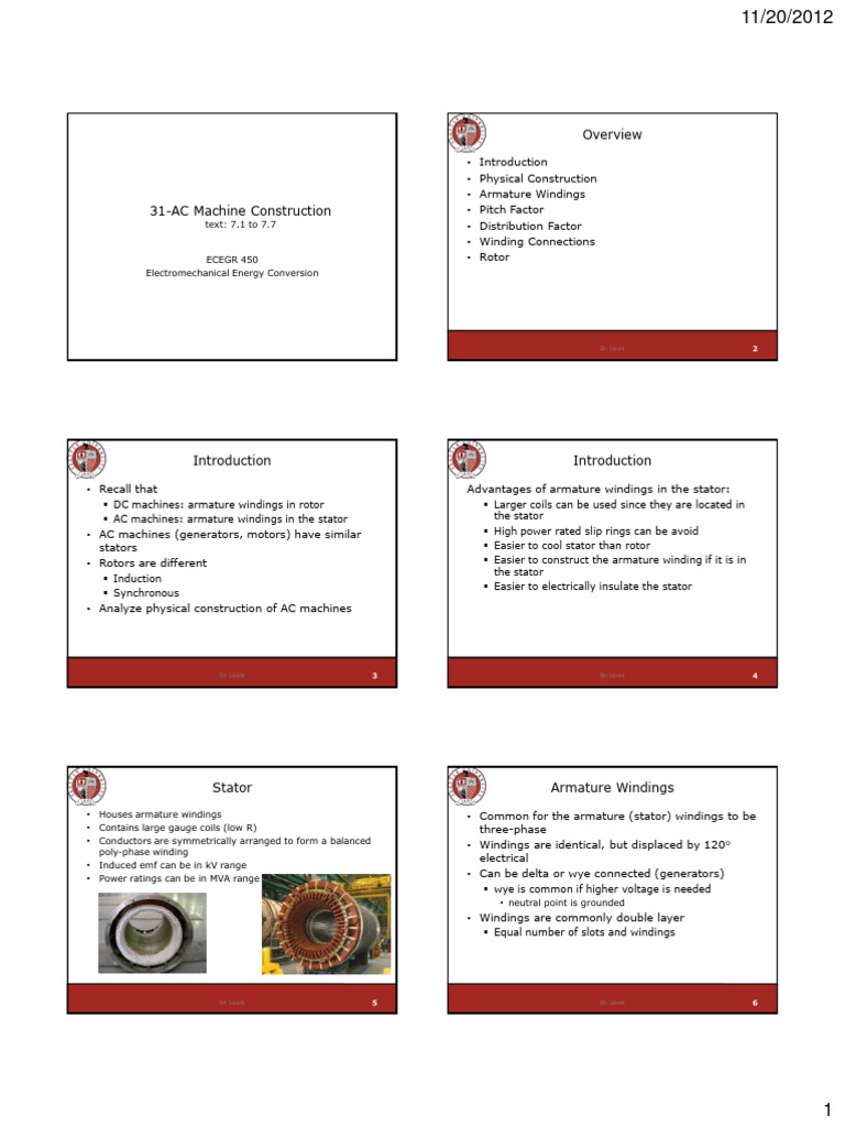 31-AC Machine Construction | PDF | Manufactured Goods | Power (Physics)