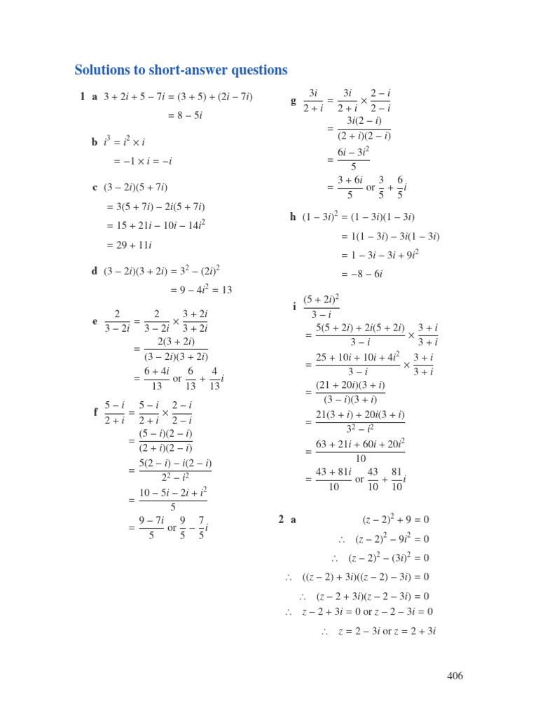 Chapter 6 Review Worked Solutions | PDF