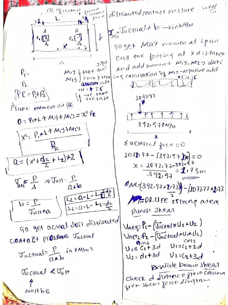 Combined Footin Biaxial Z Corrected | PDF