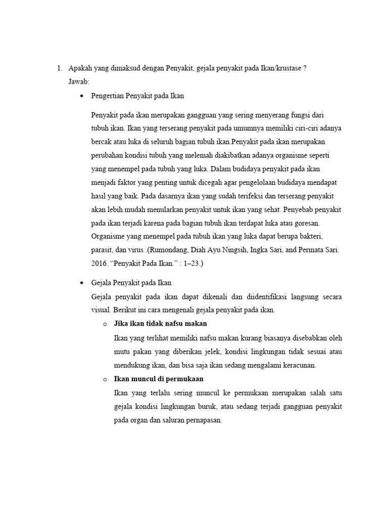 Apakah Yang Dimaksud Dengan Penyakit | PDF