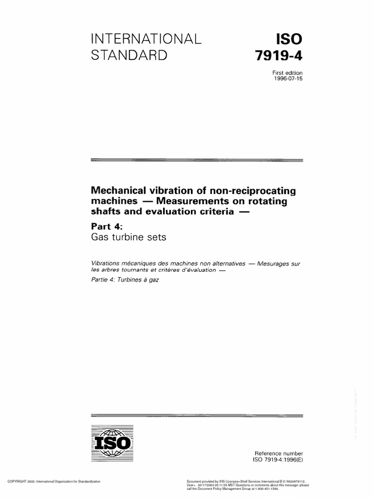 Toaz - Info Iso 7919 4 Mechanical Vibration PR | PDF | International Organization For ...