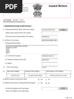 Annual Return Form28 | PDF | Law