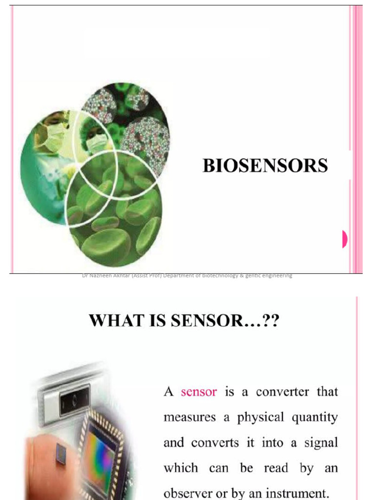 Class 20 Biosensors | PDF