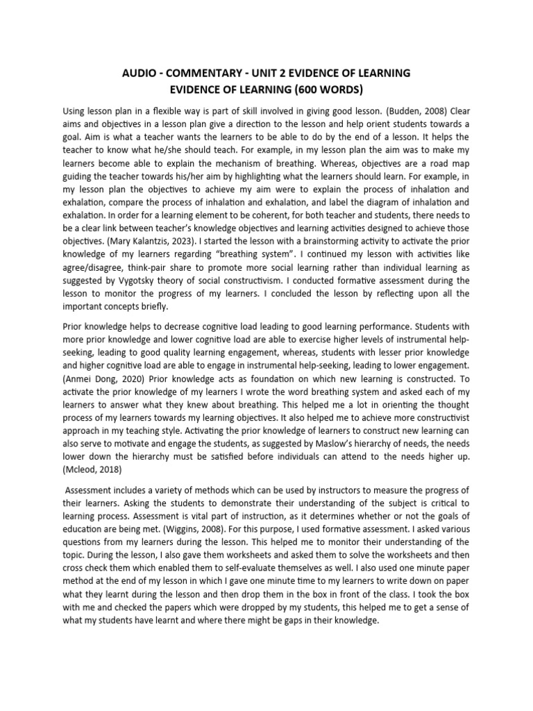 Teacher Insights on Student Learning | PDF | Learning | Constructivism ...