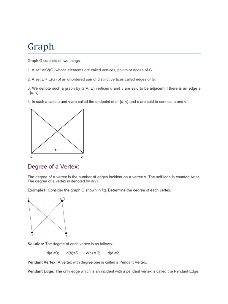 Graph and Tree | PDF