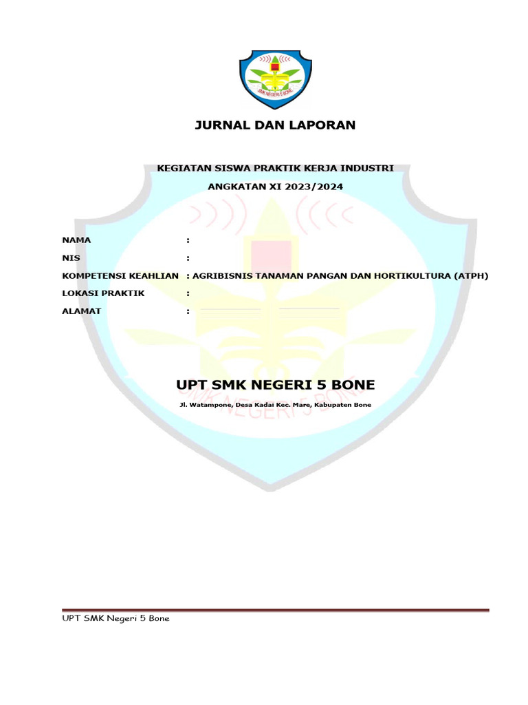 Jurusan Atph Jurnal Dan Laporan Prakerind | PDF | Seni