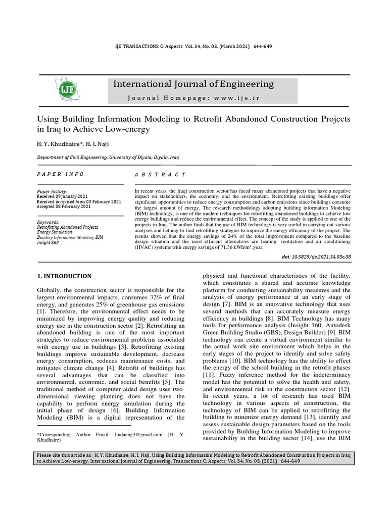 IJE - Volume 34 - Issue 3 - Pages 644-649 | PDF | Efficient Energy Use ... IJE - Volume 34 - Issue 3 - Pages 644-649 | PDF | Efficient Energy Use ...