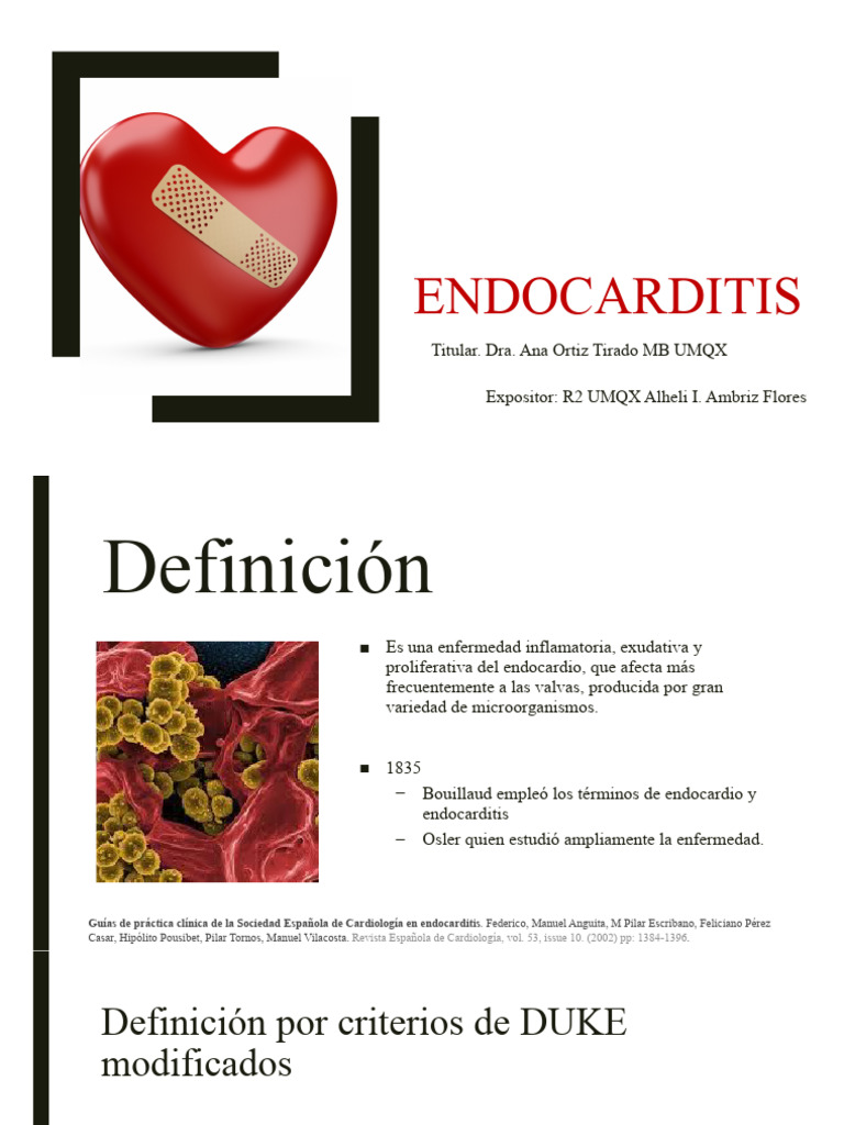 Criterios de Duke para Endocarditis 2025 | PDF | Especialidades Medicas ...