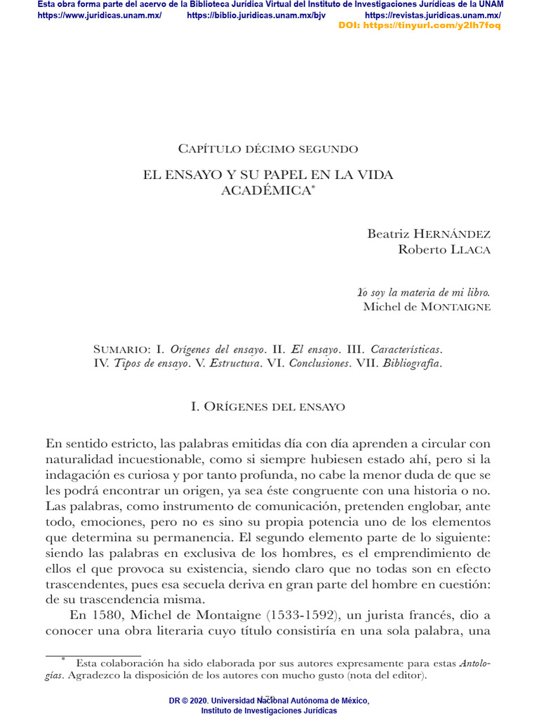 Ensayo Montaigne Descargar Gratis Pdf Ensayos Autor 7005