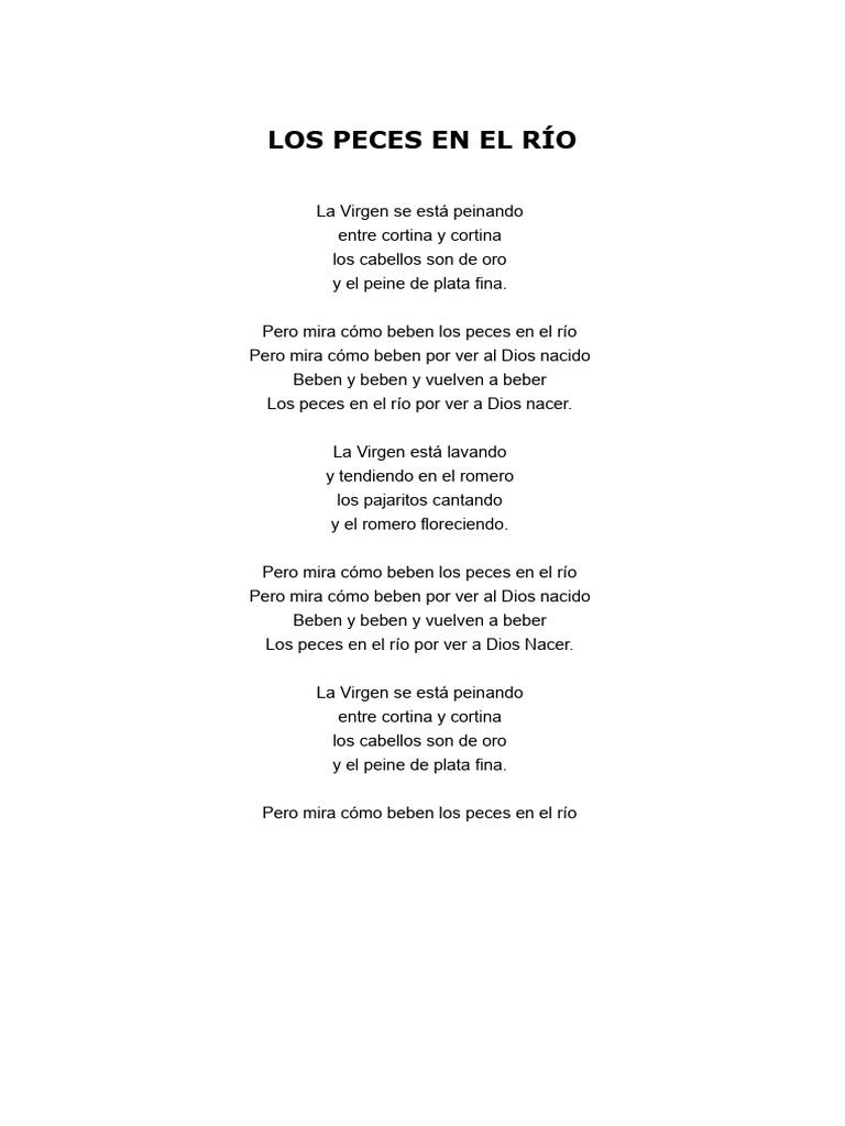 Los Peces en El Rio | PDF