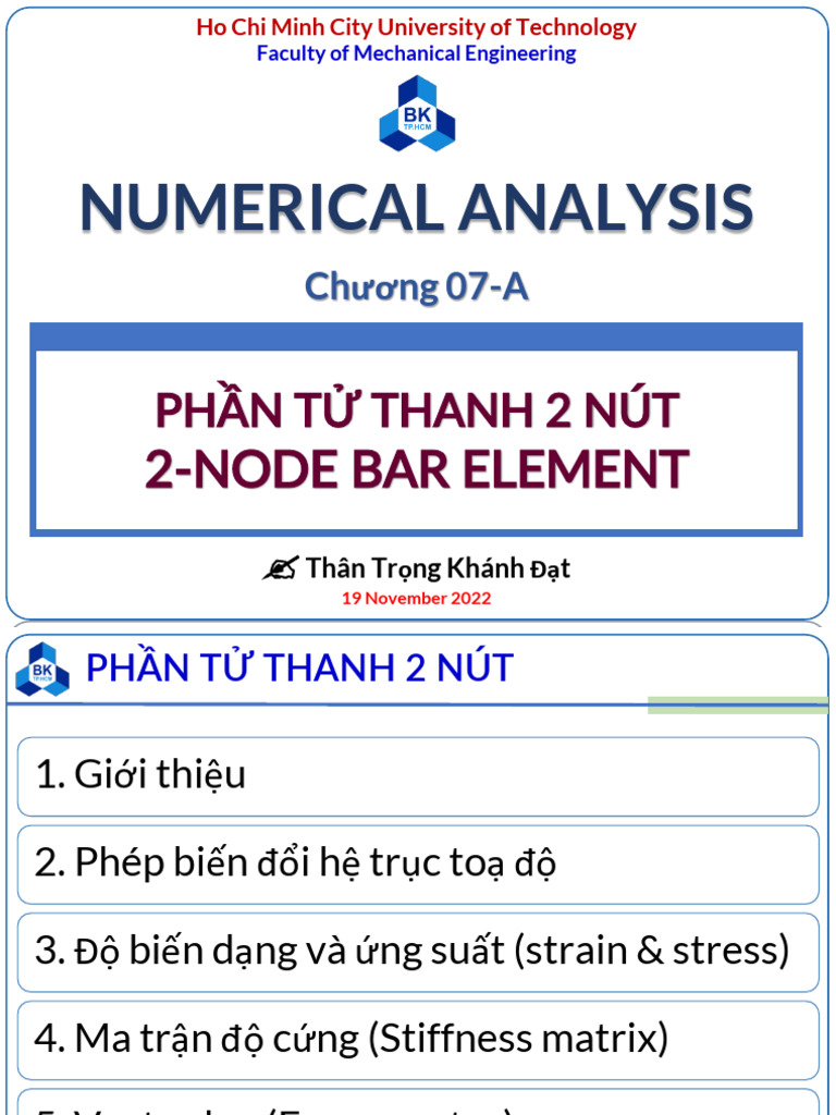 C07a - 2-Node Bar Element | PDF