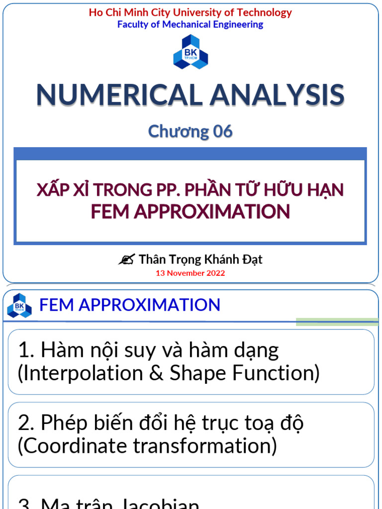 C06 - Fem Approximation | PDF