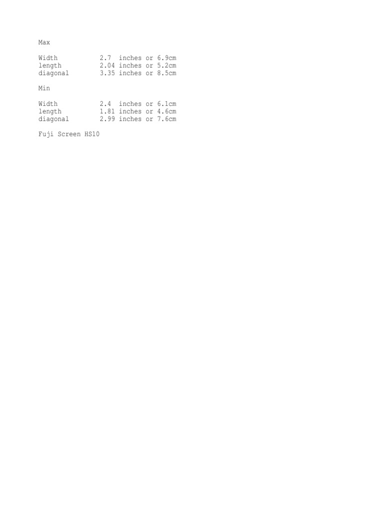 Fuji Screen | PDF