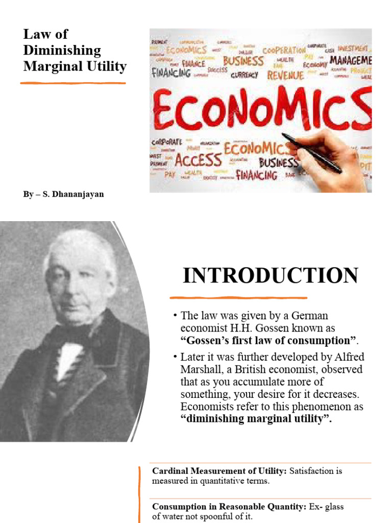 Economics Pdf Utility Marginal Utility