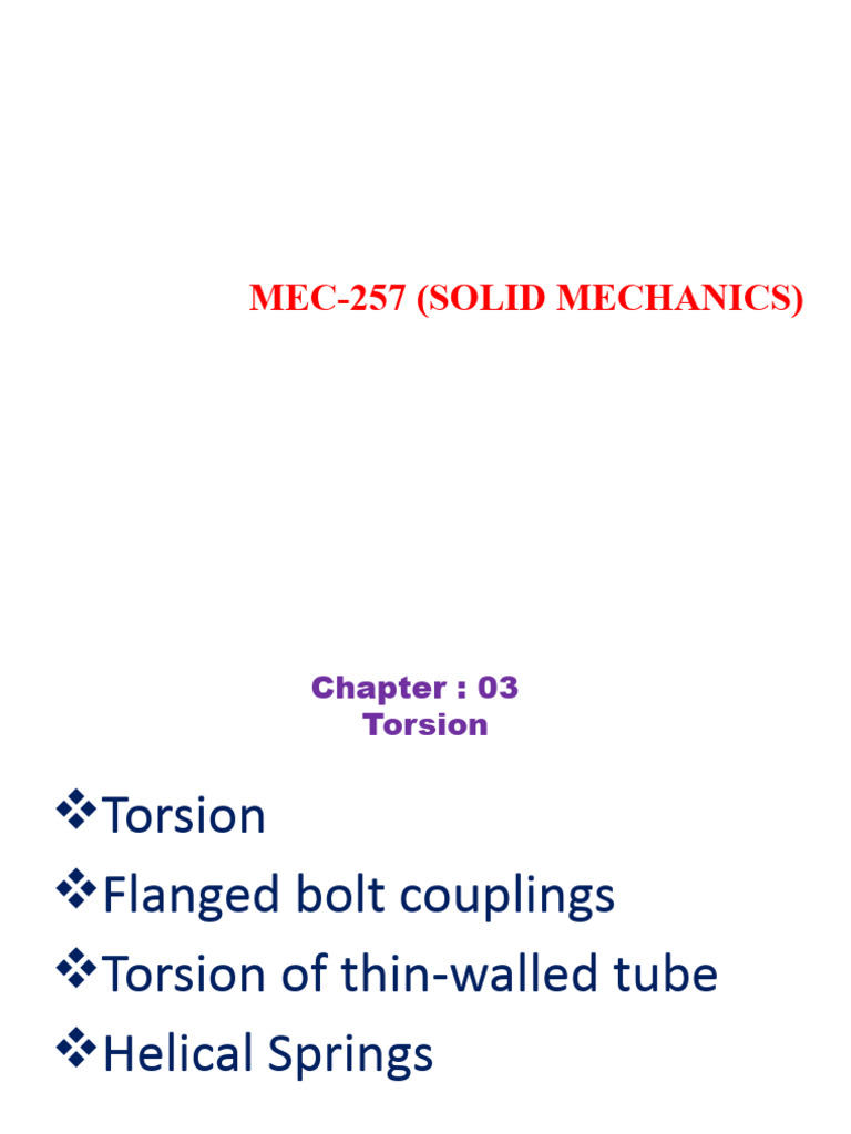 Chapter 03 | PDF | Torque | Stress (Mechanics)