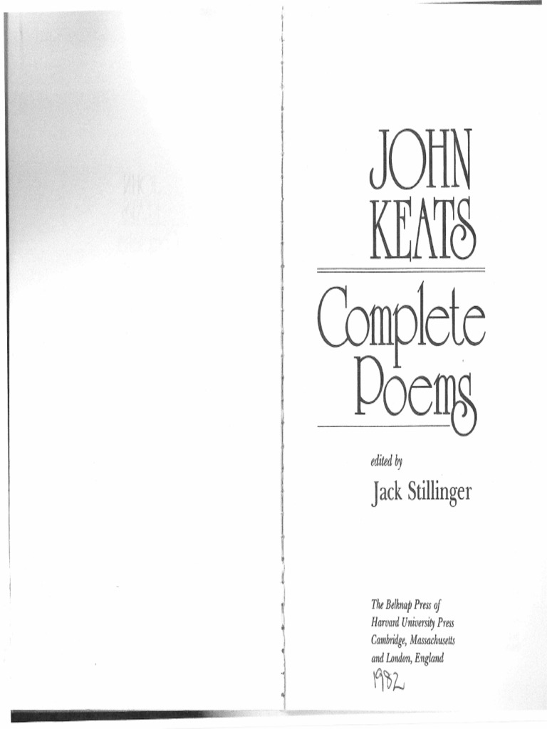 Keats Chapmans Homer | PDF