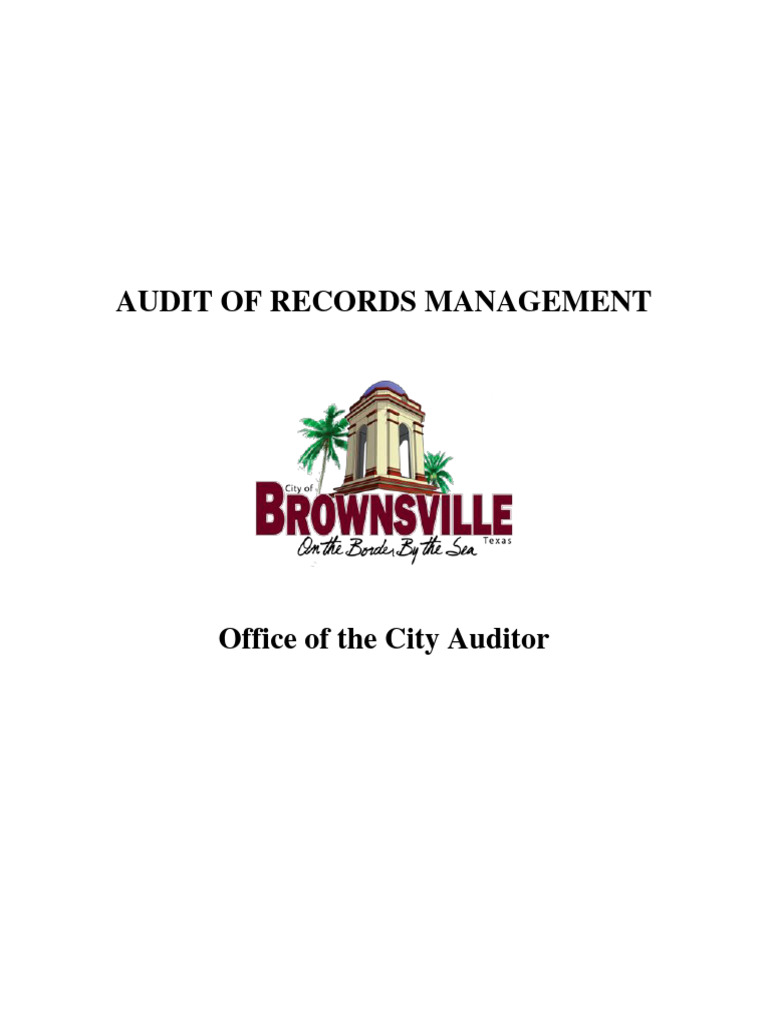 City Records Management Audit Report | PDF | Computers