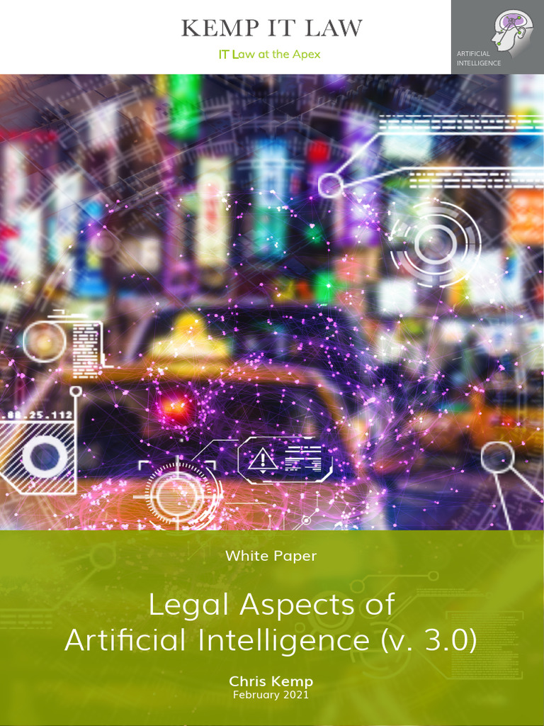 KITL Legal Aspects of AI v. 3.0 | PDF | Artificial Intelligence | Intelligence (AI) & Semantics