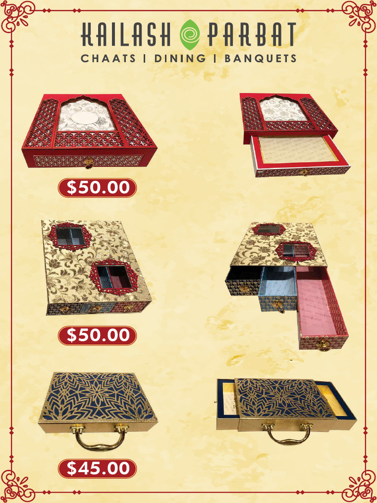 KP Diwali Sweet Menu 2019 | PDF | Foods | Food And Drink