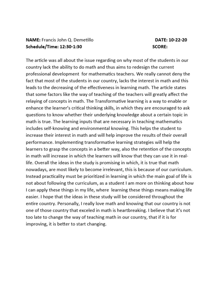 MMW Final Exam | PDF