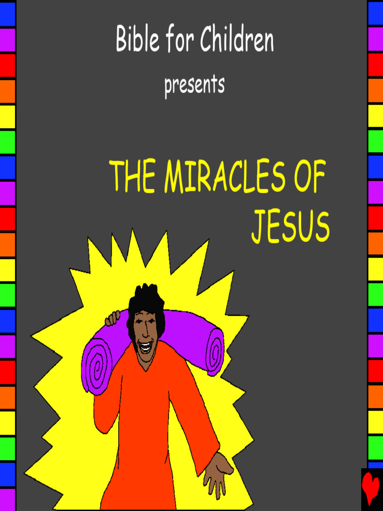 Miracles of Jesus for Children | PDF | Jesus | Gospel Of Mark