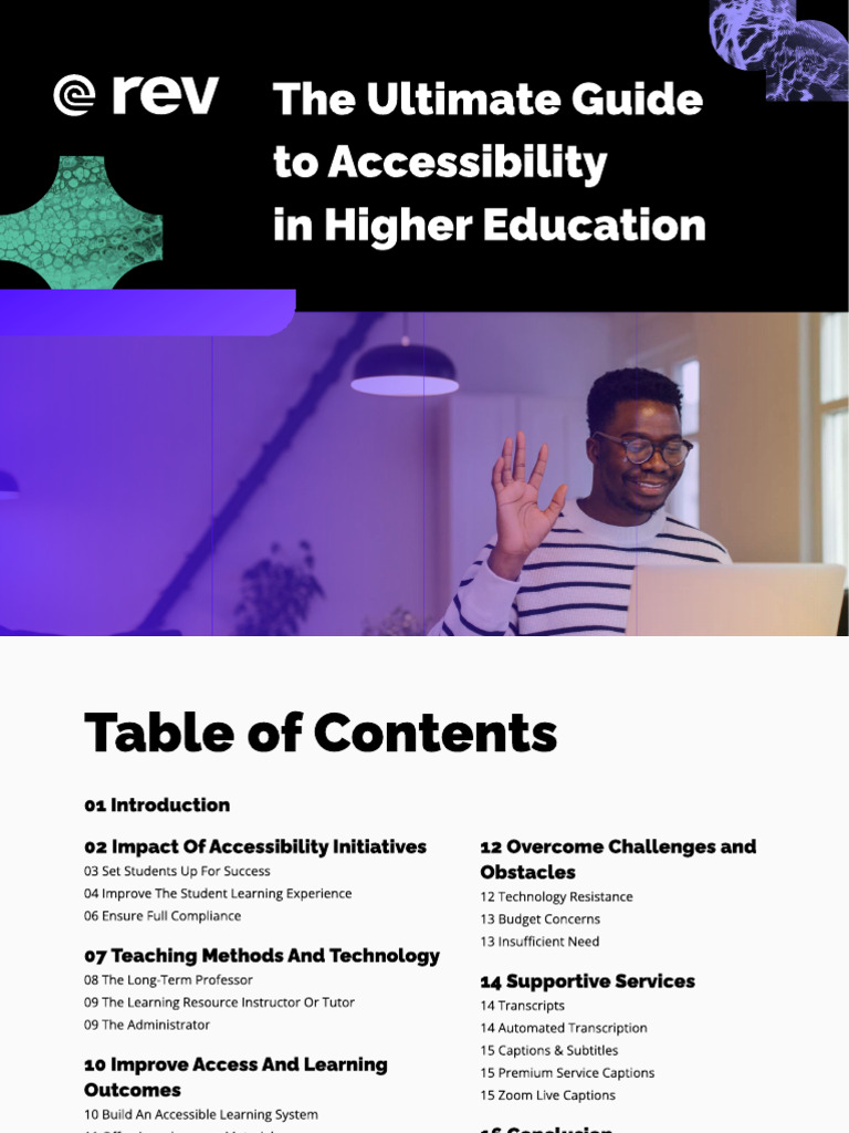 REV HIGHERED PDF Compressed | PDF | Educational Technology | Accessibility