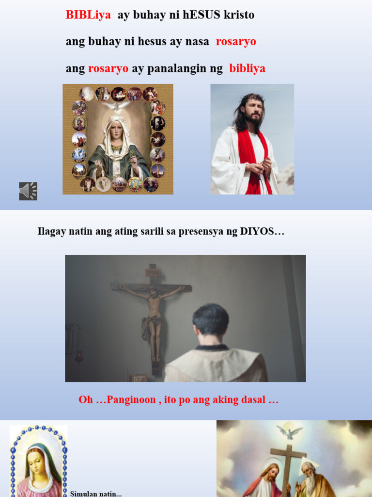 Tagalog Misteryo NG Hapis Kompleto | PDF