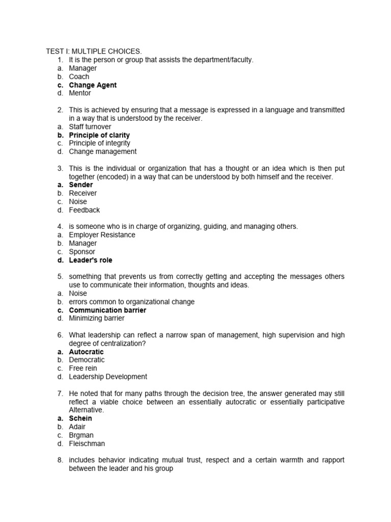 Group 3 Questionnaires | PDF | Leadership | Communication