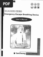 SCBA User Manual and Maintenance Guide | PDF | Valve | Breathing