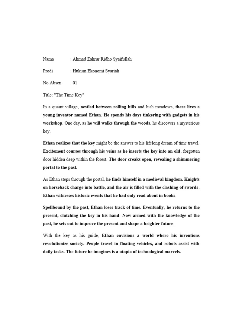 PAS BAHASA INGGRIS (Ahmad Zahrur Ridlo) | PDF | Young Adult | General Fiction