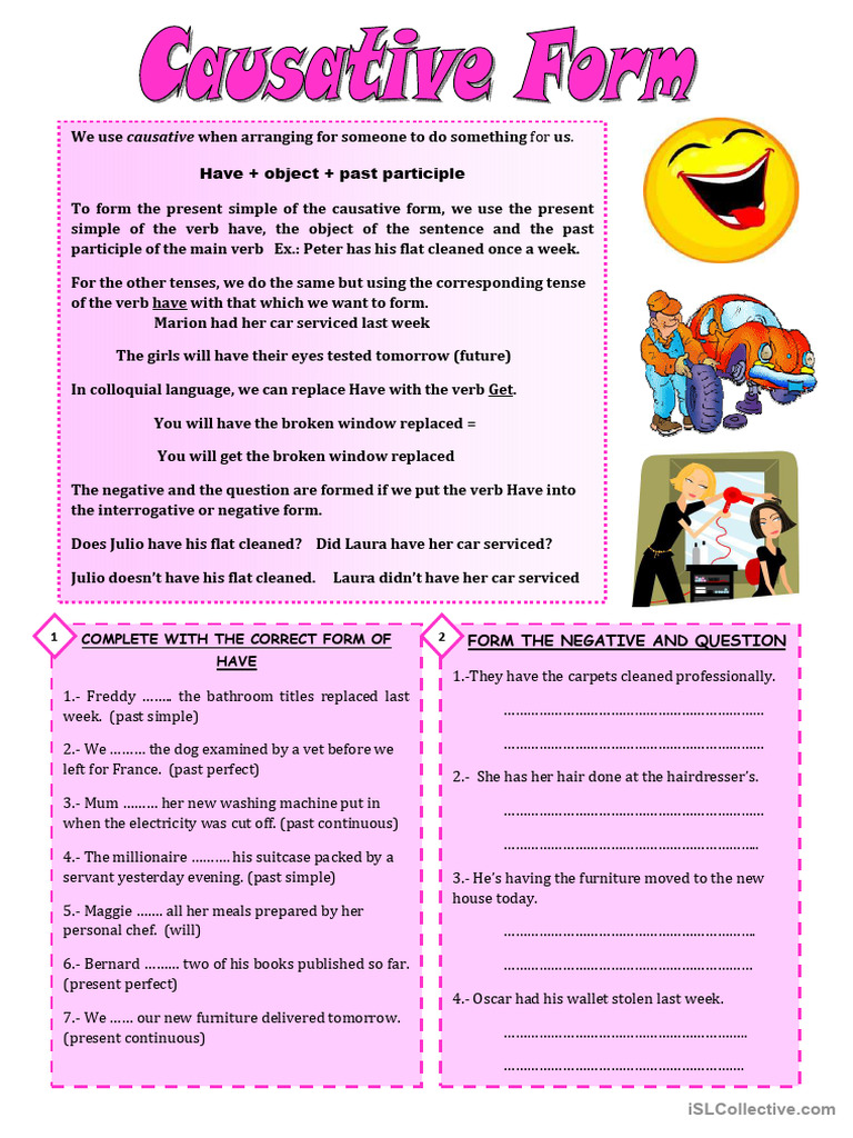 Causative Form | PDF