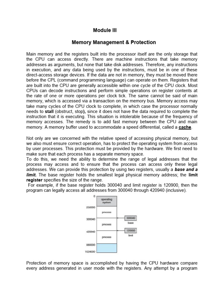 Osmodule III | PDF | Process (Computing) | Computer Data Storage