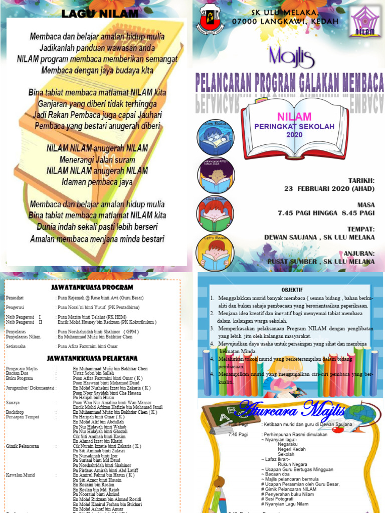 Buku Program NILAM 2020 PDF | PDF