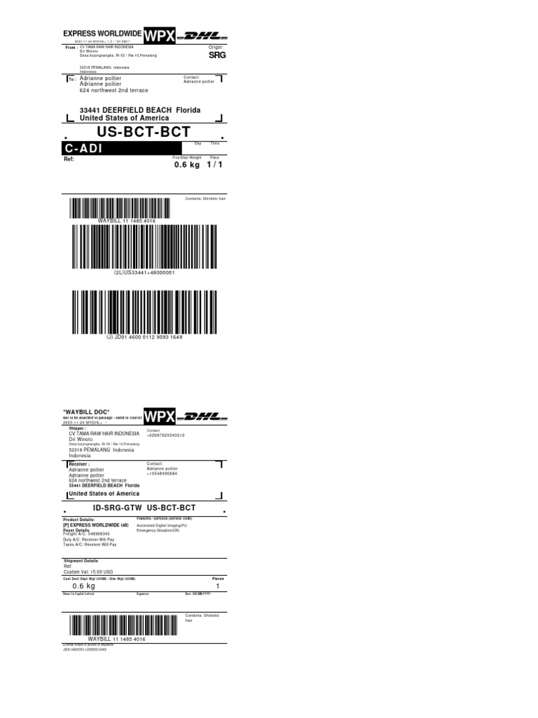 Us-Bct-Bct: C-Adi | PDF | Value Added Tax | Invoice