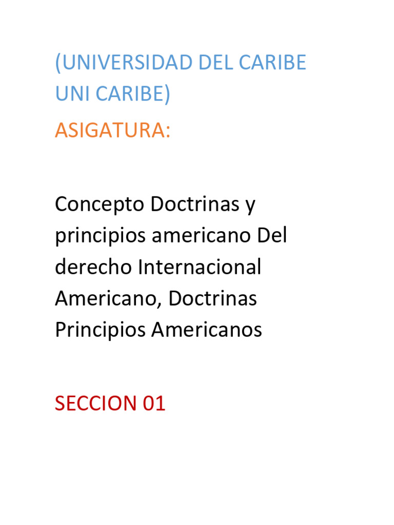 Universidad Del Caribe Uni Caribe. Mi Reporte de La Unidad Uno | PDF | Política