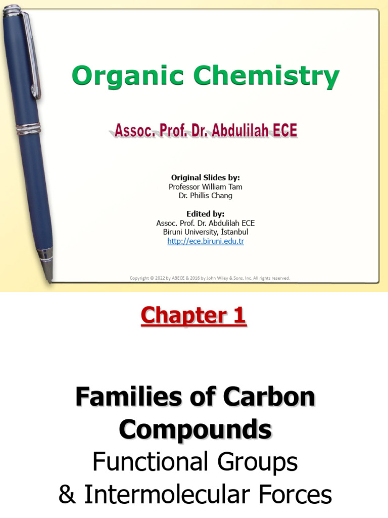 ch01 | PDF | Intermolecular Force | Chemical Polarity