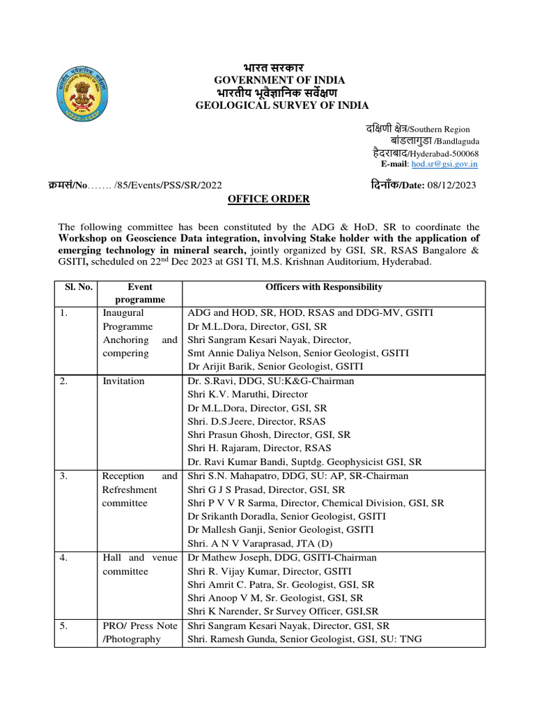 Workshop On Geoscience Data Integration | PDF | Science | Geology