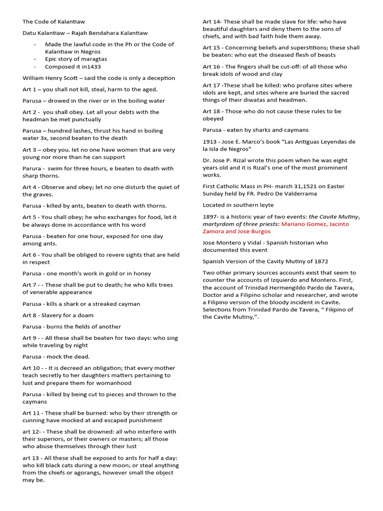 RPH Reviewer | PDF | Philippines