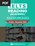 IELTS Speaking Questions Booklet 2025 - January To April | PDF