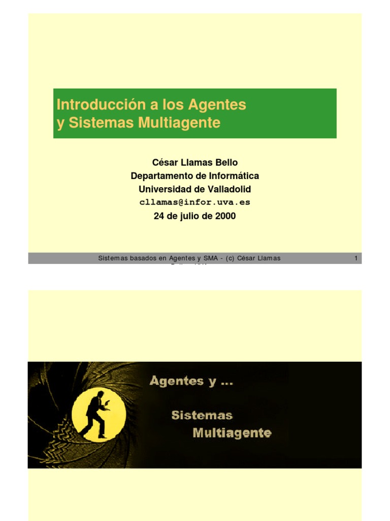 Introducción a los conceptos fundamentales de los Agentes y Sistemas ...