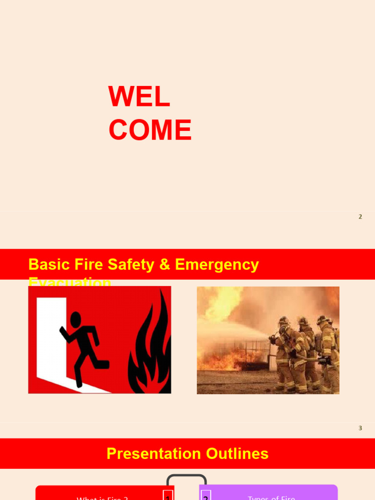 Basic Fire Safety & Emergency Evacuation | PDF | Fires | Active Fire ...