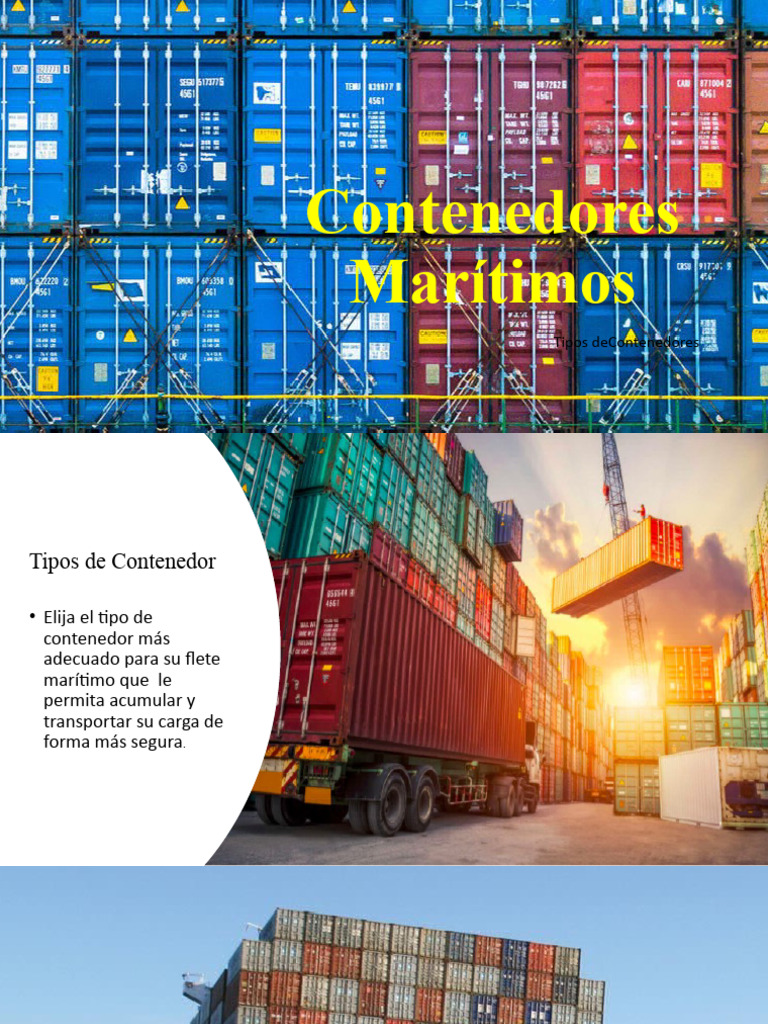 Contenedores Marítimos | PDF | Infraestructura de transporte | Economias