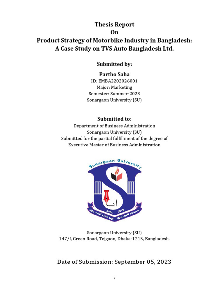 Thesis Report Format | Download Free PDF | Pricing | Brand