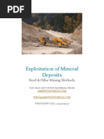 Bord & Pillar Mining Method Guide | PDF | Mining | Coal Mining