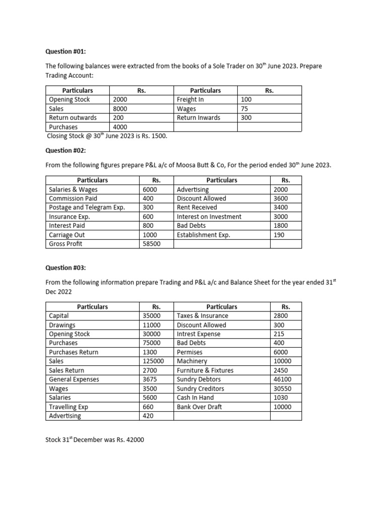 Basic Final Accountquestions Part 2 PDF Bad Debt Expense