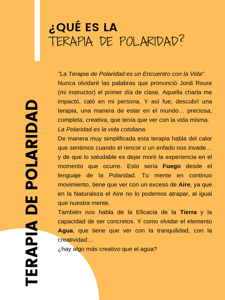 Terapia de Polaridad | PDF | Vida | Mente