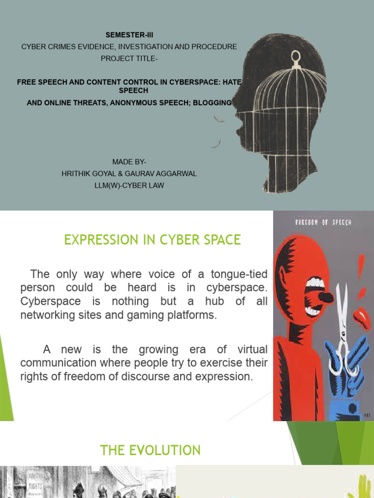 Ppt-Freedom of Speech | PDF | Hate Speech | Freedom Of Speech