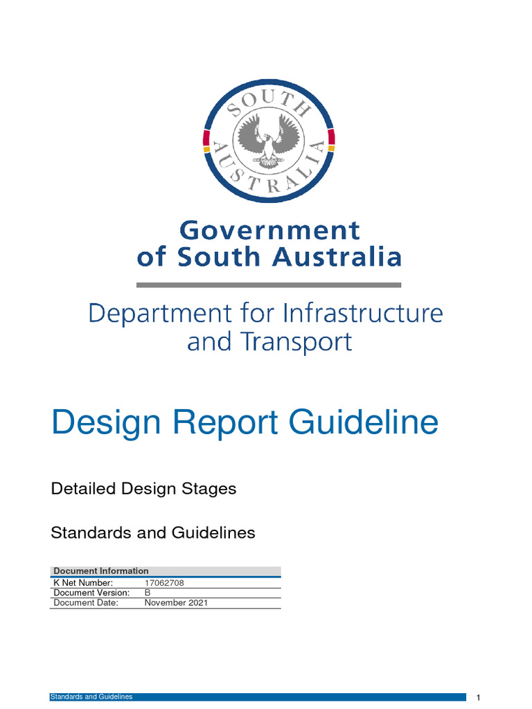 Road Design Report - Guideline | PDF | Road | Road Traffic Safety