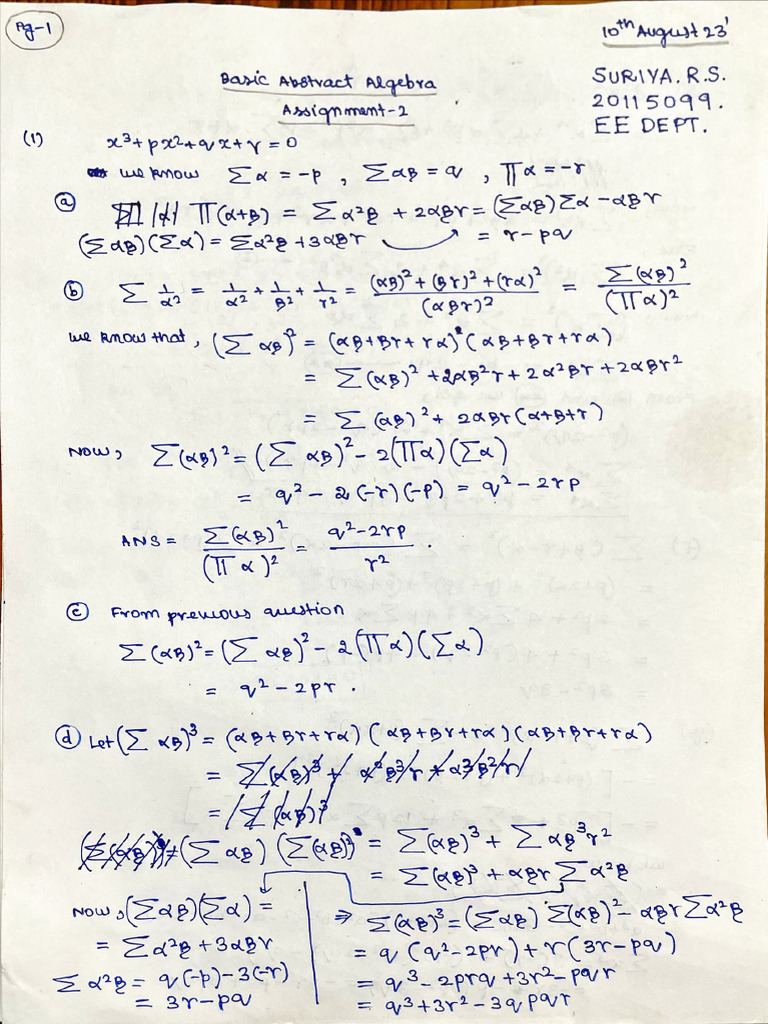 Tut2 Abstract Algebra | PDF