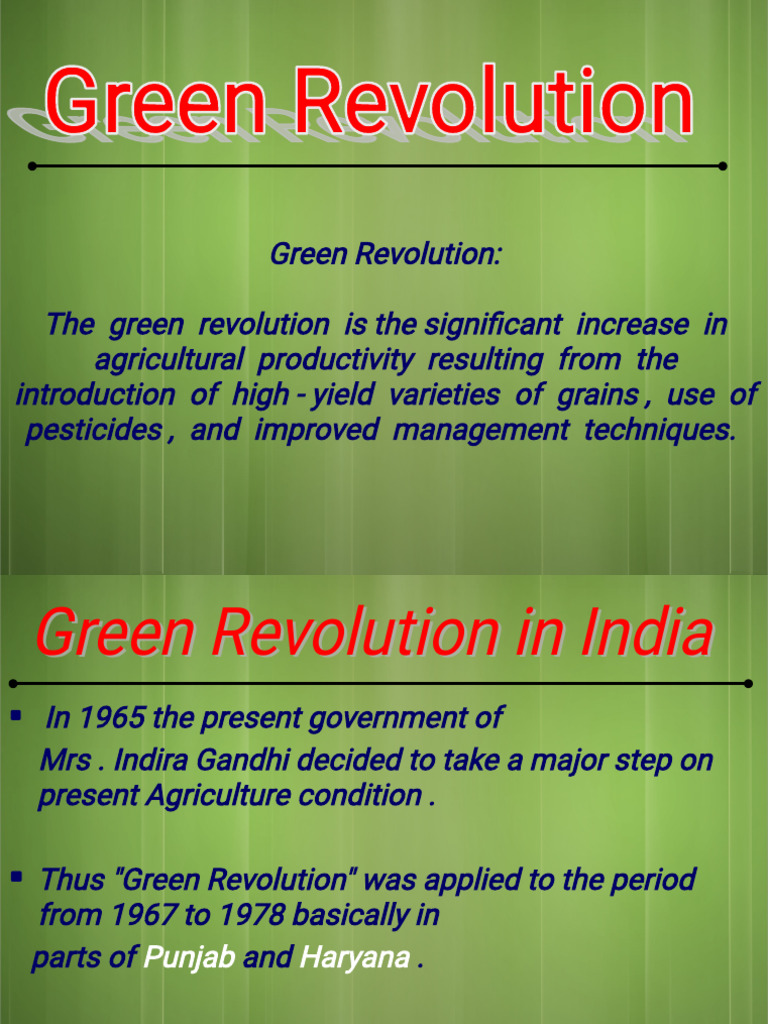 Green Revolution | PDF